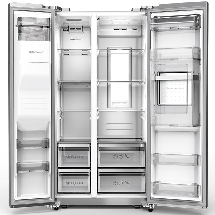 ساید بای ساید 28Ft دوو مدل DS-3020MW سفیدمتالیک سری Paramo – برتر کالای تهران