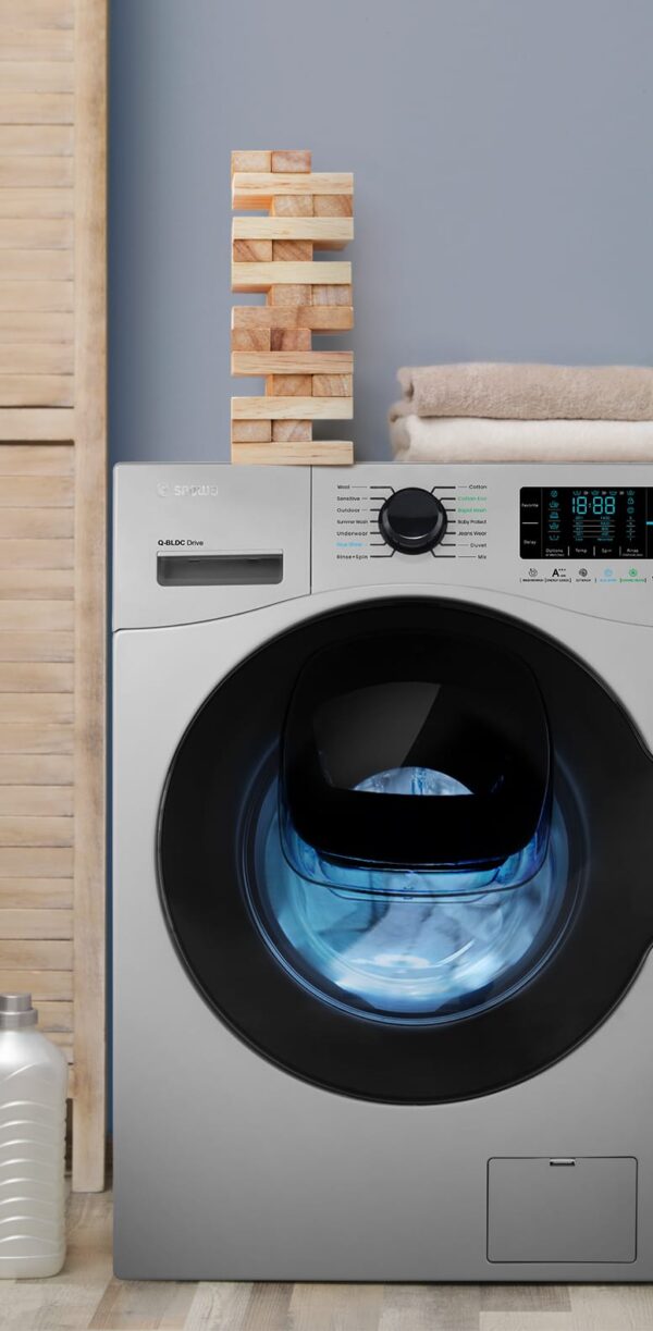 لباسشویی اسنوا مدل SWM-84617 ظرفیت 8Kg نقره ای سری Wash in Wash – برتر کالای تهران