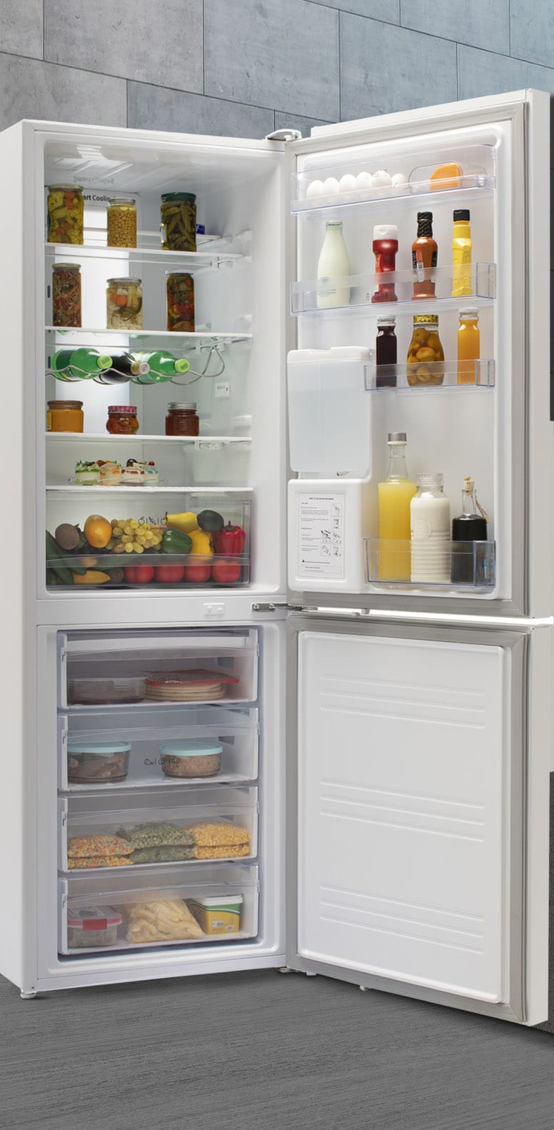 یخچال و فریزر 24Ft اسنوا مدل SN4-2023LW سفیدچرمی سری Afra – برتر کالای تهران