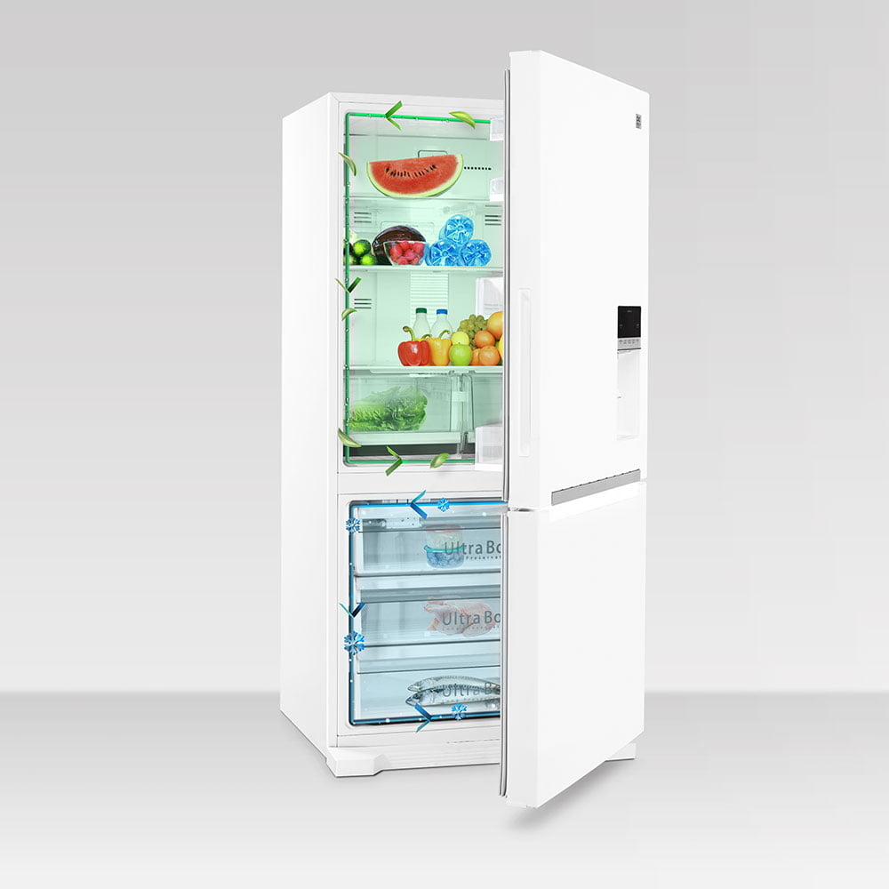 یخچال و فریزر 28Ft دوو مدل DB-2830LW سفیدچرمی سری Ultimo – برتر کالای تهران